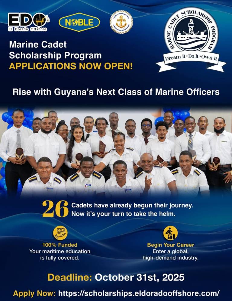 The Marine Cadet Scholarship Program – Opportunities for Caribbean Youth